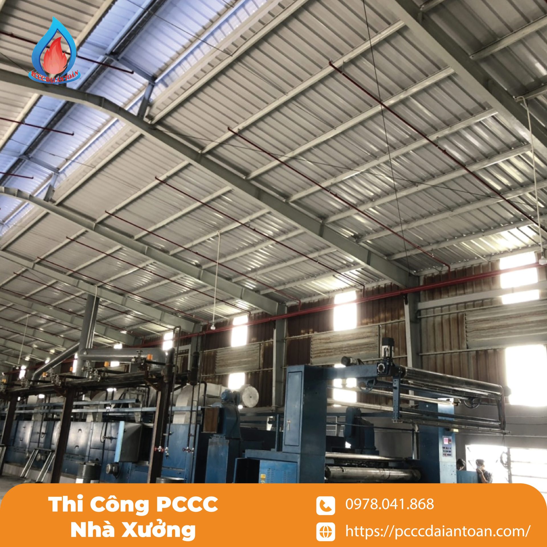 Thi Công PCCC Nhà Xưởng 2024 - PCCC Đại An Toàn